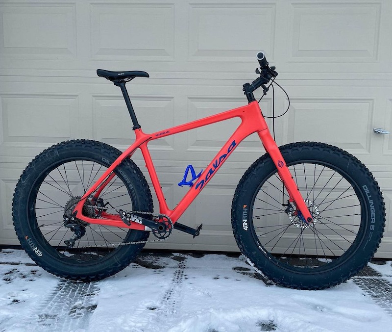 2018 Salsa Beargrease - Size XL - Carbon wheels, i9, Berd For Sale