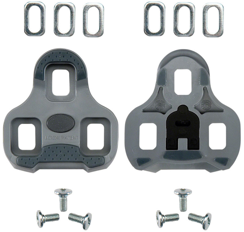 LOOK KEO GRIP Cleat - 4.5 Degree Float, Gray For Sale