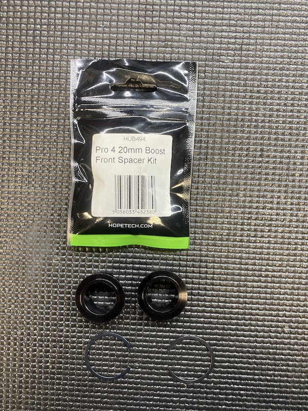Hope HUB494 Hope Pro 4 110x20mm Boost Front Spacer Kit For Sale