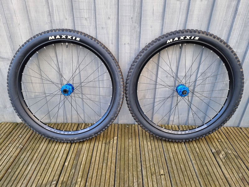 2019 Hope Fortus 26 wheels - blue Pro 4 hubs For Sale