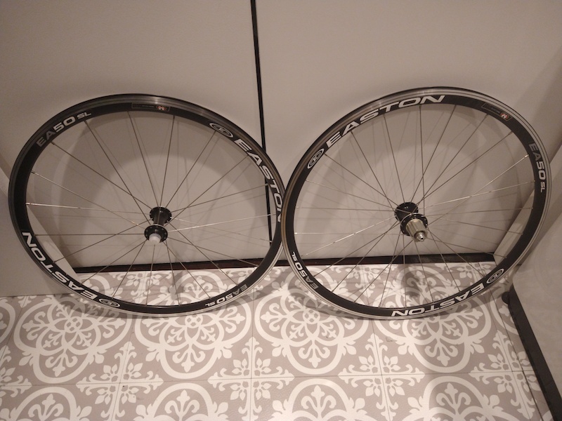 NOS Easton ea50 sl 650c campy clincher wheelset For Sale