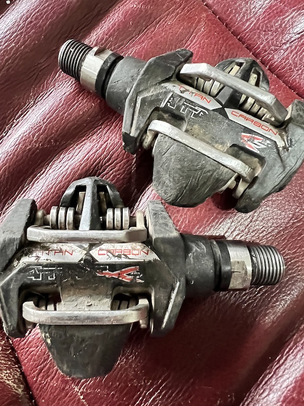 TIME ATAC XS Carbon Titan Pedals. Ti spindles For Sale