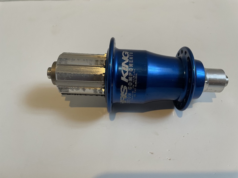 Chris King classic rear hub blue 32H rim brake For Sale