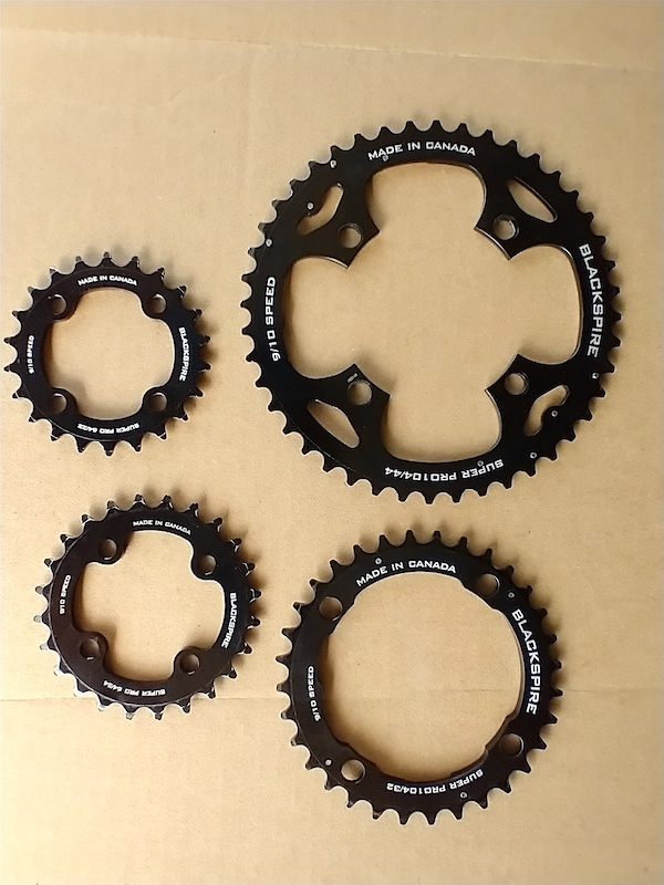 Blackspire Super Pro MTB Chainrings 104 and 64 BCD For Sale