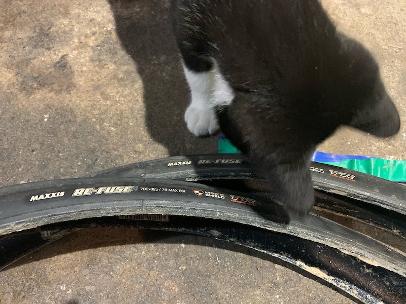 2022 Two of Maxxis Re-fuse 700x32c tubeless tires For Sale