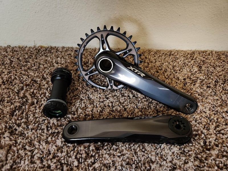 2023 Shimano XTR 9120 Cranks w/ 32T Ring & Threaded BB For Sale