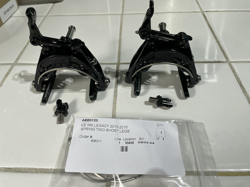 2010 Black pair of EE caliper brakes (regular mount) For Sale