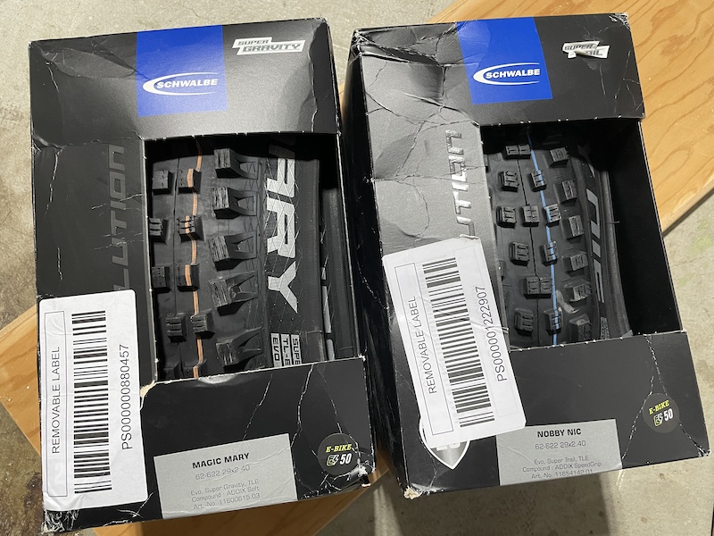 Schwalbe Magic Mary and Nobby Nic 29ers For Sale