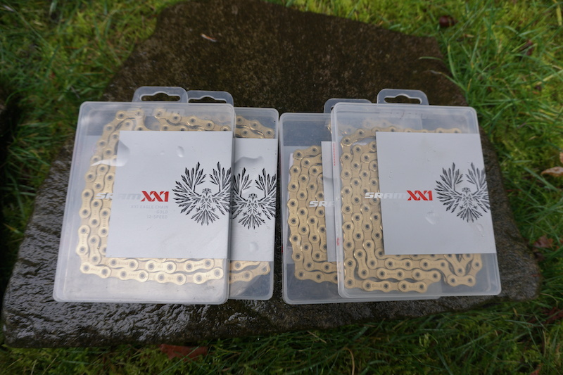 2023 Sram XX1 Eagle 12 Speed Gold Chains *Brand New* For Sale