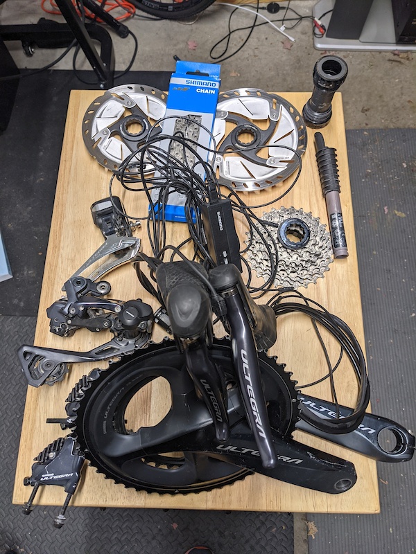 2021 Complete Ultegra Di2 R8070 Groupset For Sale