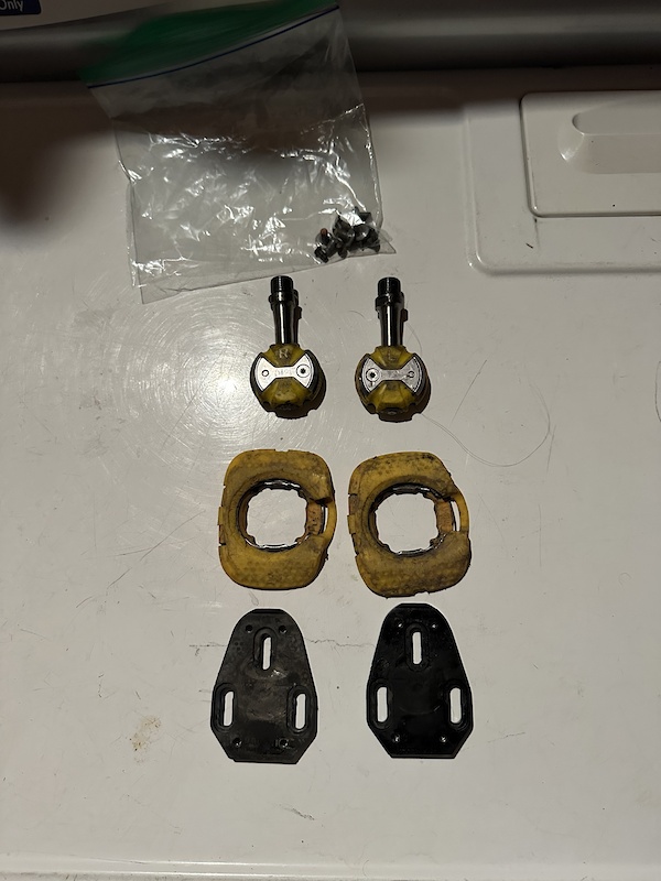 Speedplay Zero Yellow Pedals Titanium Spindle For Sale