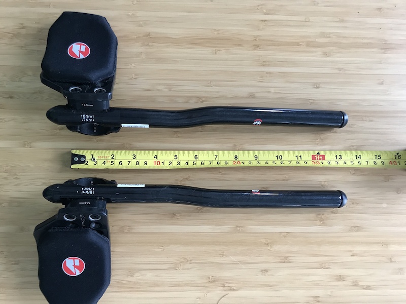 New Vision CSI Carbon clip-on aero bars For Sale