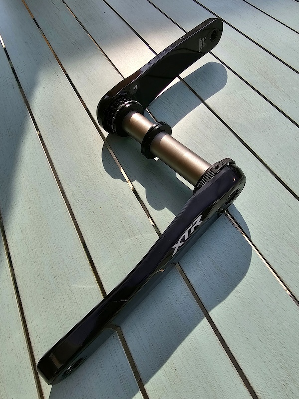 2023 Shimano XTR M9125 165mm Cranks 55mm Chainline For Sale