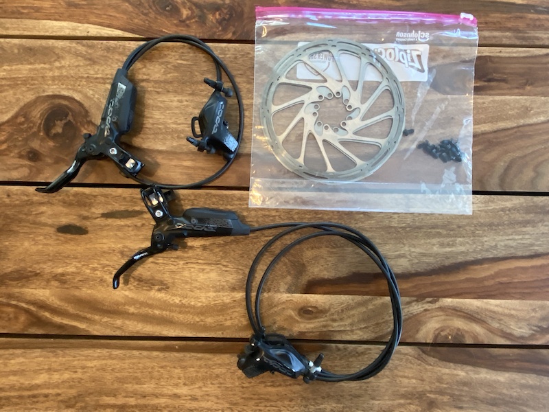 2022 SRAM Code R's (Front and Rear) w/ 180mm Rotors For Sale