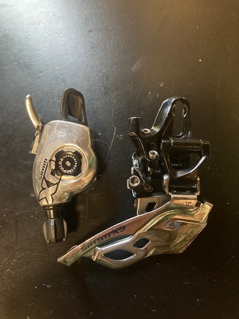 2019 SRAM 2x XO Shifter & X9 Front Derailleur For Sale