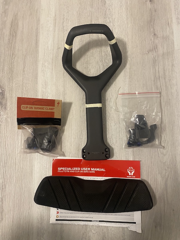2023 S works venge (tarmac sl7) clip on tt aero bar For Sale