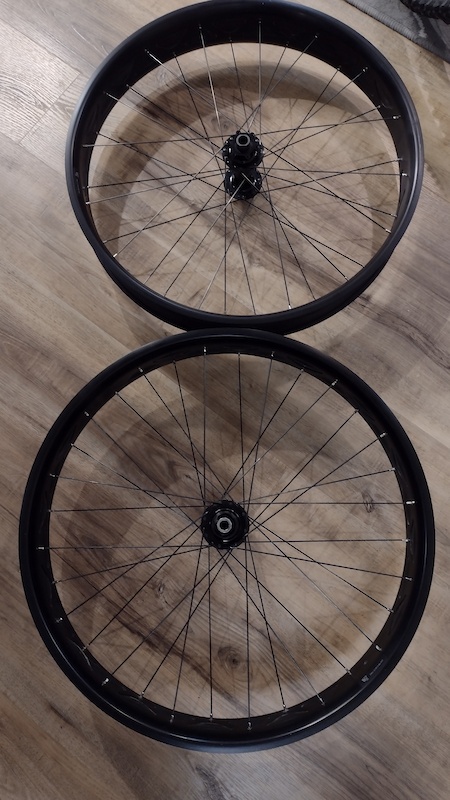 2022 26" mint wheelset 15x150 front 12x197 rear For Sale