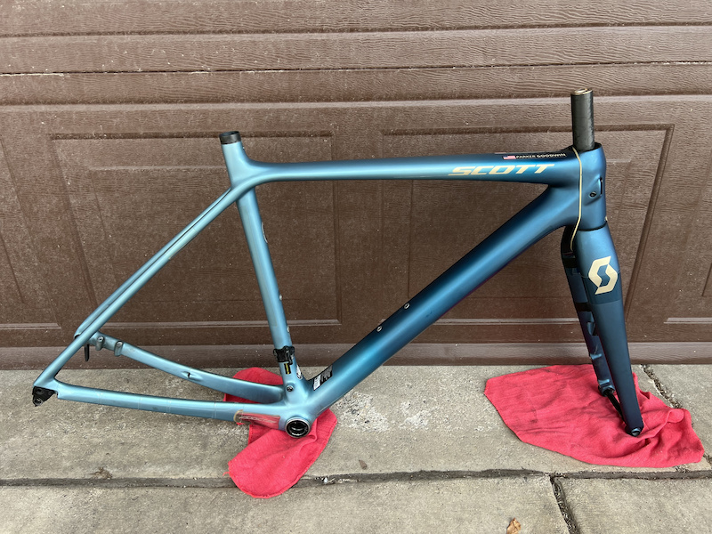2021 Scott Gravel Addict 10 52cm (small) Frameset For Sale