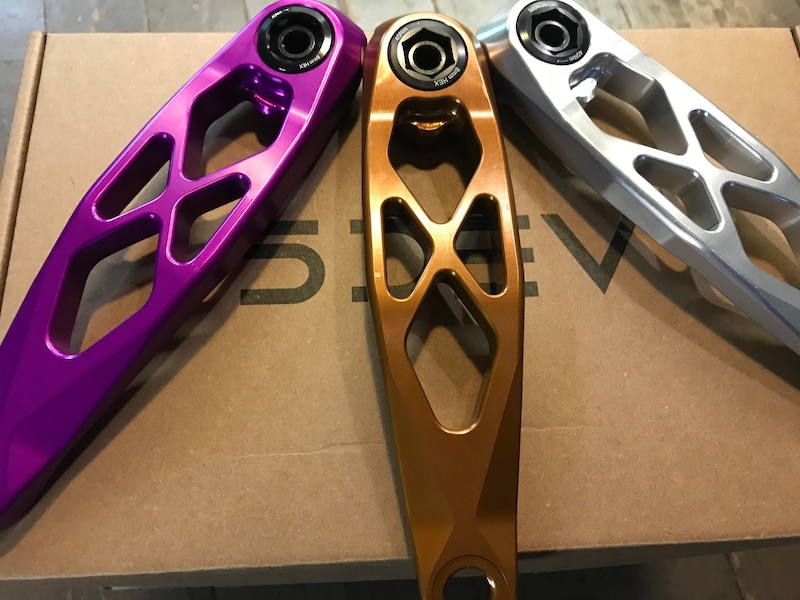 2023 5DEV Trail / Enduro Cranks Silver, Purple or KASH 165 For Sale