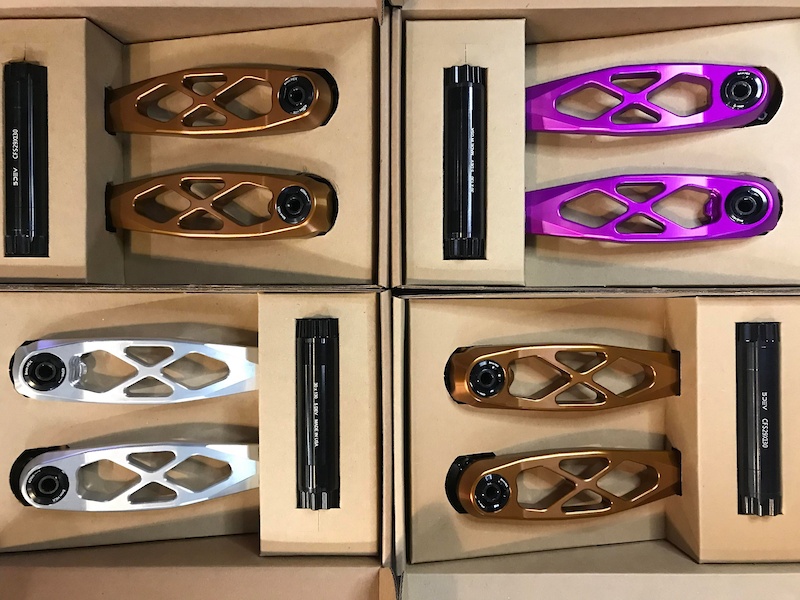 2023 5DEV Trail / Enduro Cranks Silver, Purple or KASH 165 For Sale
