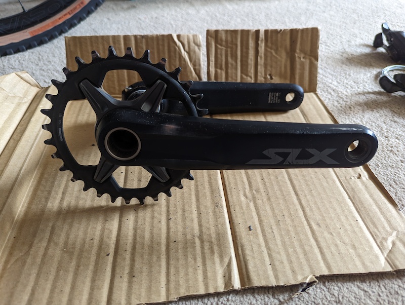 2022 Shimano SLX M7100 12sp Crankset w/ Bottom Bracket For Sale