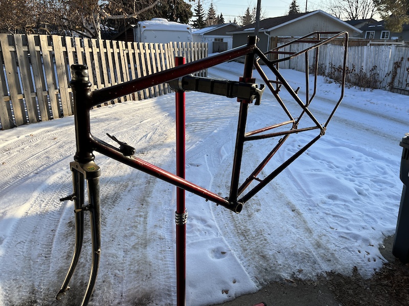 Arvon custom built randonneur frame with pannier For Sale