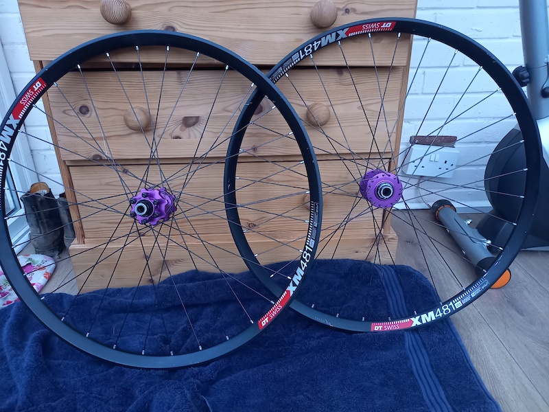 27.5 wheelset * Hope Pro4 hubs on DT Swiss XM481 rims For Sale