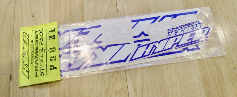 nos oldschool hyper metro pro XL factory decal kit For Sale