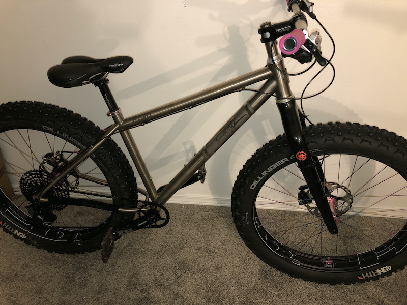 titanium small twenty 2 bully fat bike For Sale