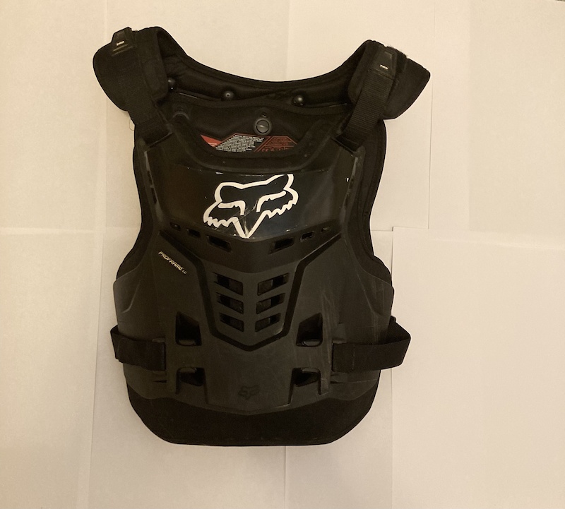 2020 Junior Fox raptor proframe chest protector Black For Sale