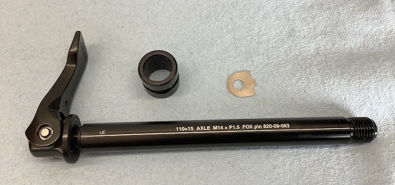 Fox QR Thru Axle fits 36 & 38 Forks (15x110 Boost) For Sale