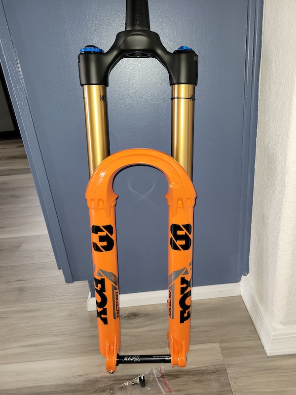 2022 FOX 38 Factory 29" Fork 170mm GRIP2, Orange For Sale
