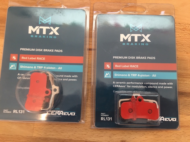 2022 MTX Red Label Shimano 4-piston Brake Pads For Sale