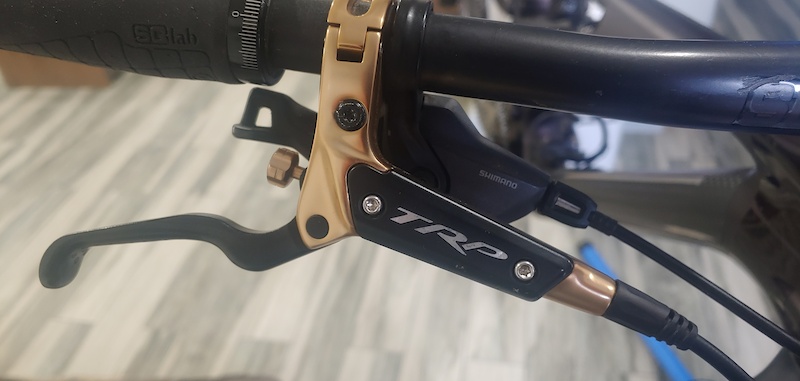 2022 TRP DH-R EVO front rear GOLD For Sale