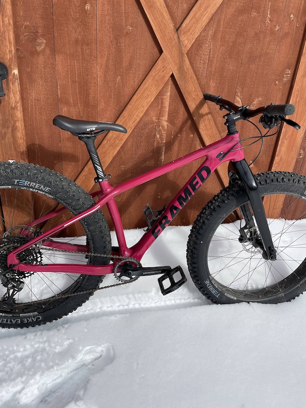 2021 16" Framed Alaskan Carbon Fat Bike For Sale