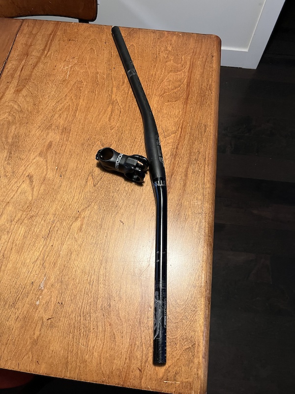 2022 SRAM Atmos Flat Bar, 31.8x760 and 60mm Atmos Stem For Sale