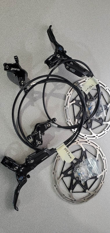 2018 Sram Guide Ultimate + Centerline X 180 Rotors set For Sale