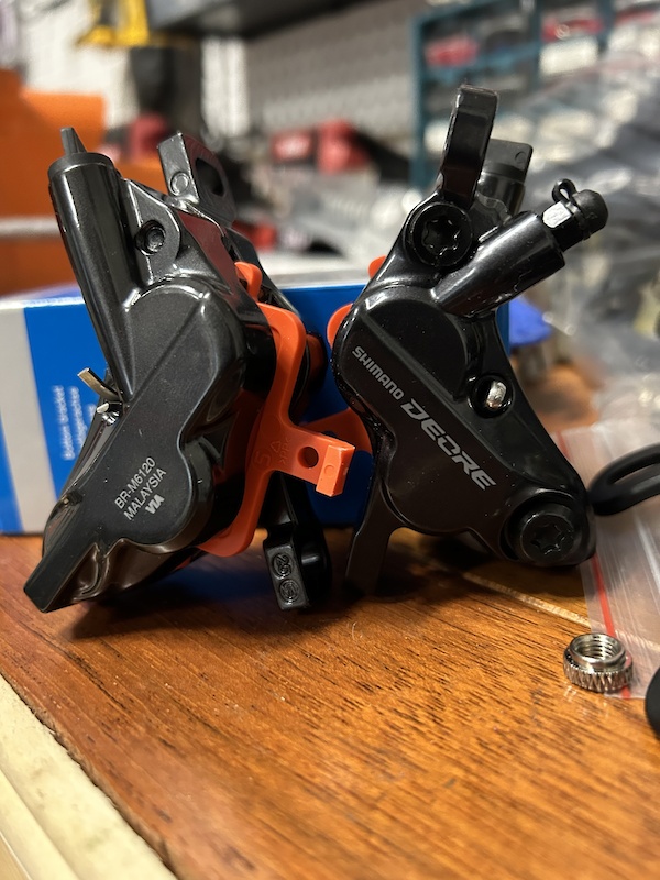 2023 Shimano Deore 4 piston M6120 caliper pair For Sale