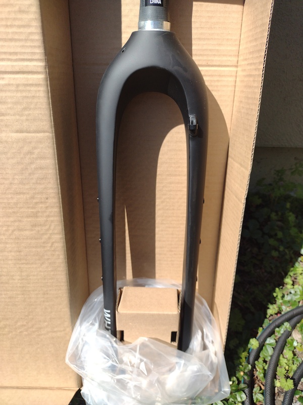 2022 Whisky No.9 MTN Boost LT Fork Rigid Carbon For Sale