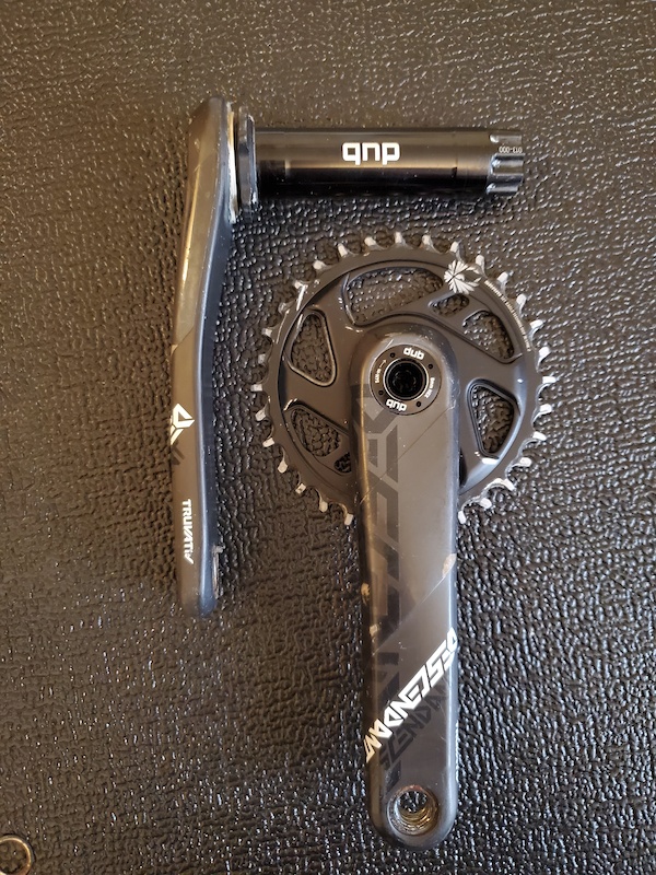 2022 SRAM truvativ descendant dub carbon cranks 170mm 32t For Sale