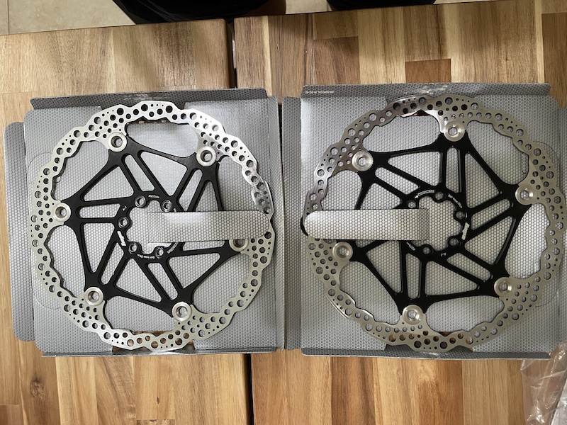 2022 Hope Floating Rotors 203mm Black - Pair For Sale