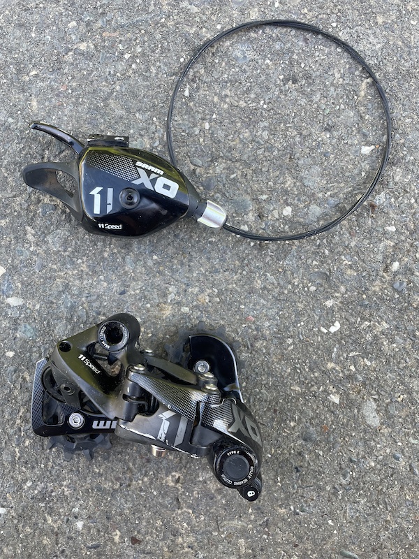Sram X0 11 speed 1x shifter and derailleur For Sale