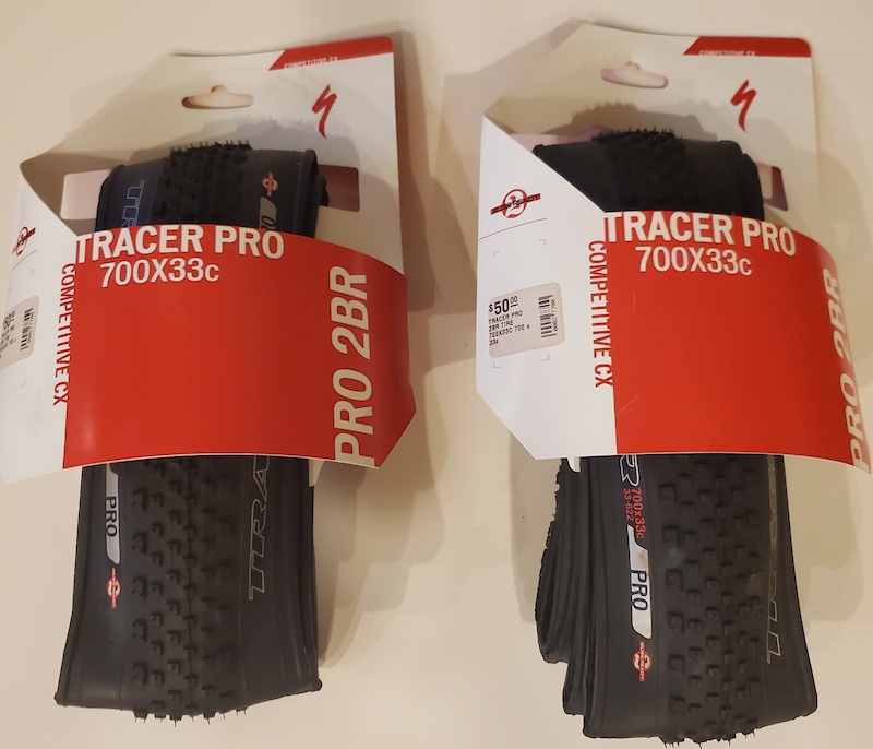 2-Specialized 2BR Tracer Pro 700x33 CX NIB For Sale