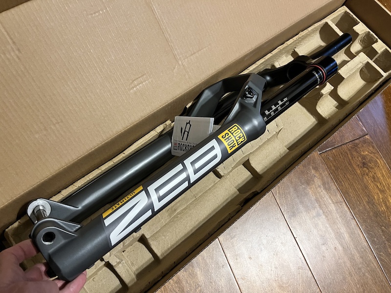 2022 Rock Shox ZEB Ultimate Gray 29" 170mm Fork For Sale
