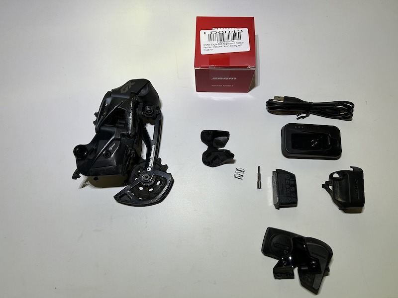2022 SRAM gx AXS derailuer and shifter w/ extras For Sale