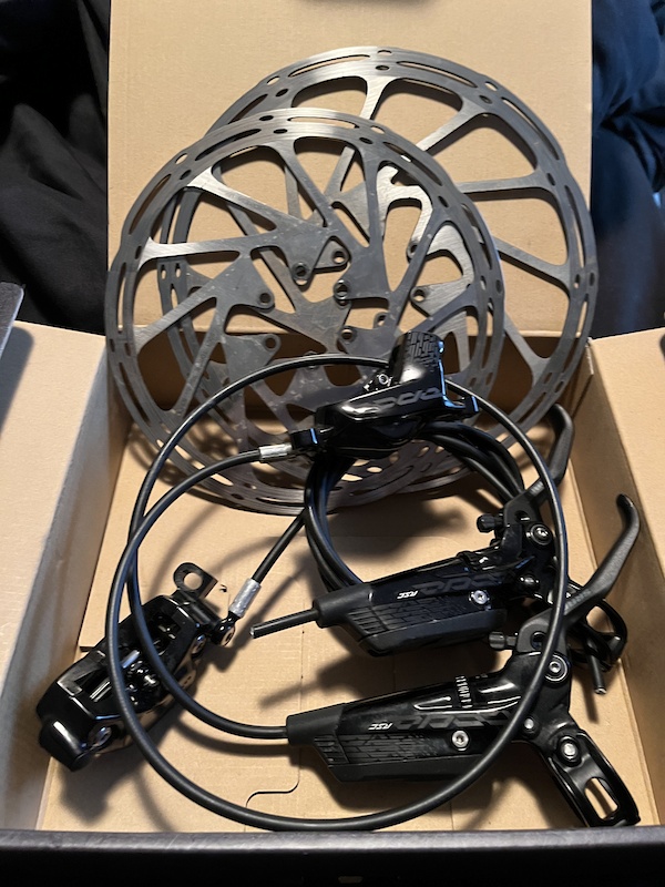 2023 SRAM CODE RSC's + Rotors (180+220) + Clamps For Sale