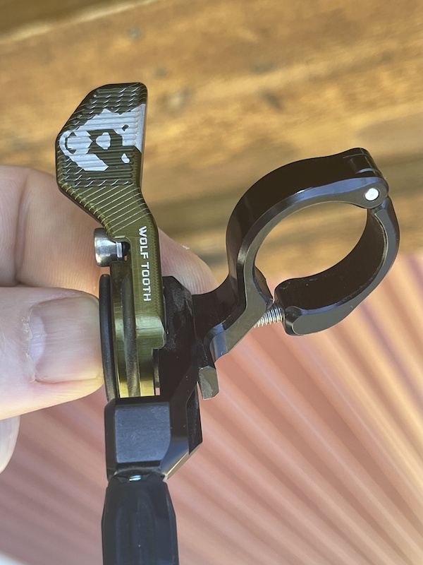 2023 Wolf Tooth Dropper Lever Olive Green *Used 1 Ride* For Sale