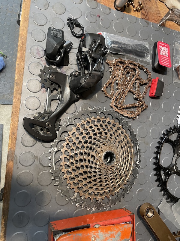 2022 Sram xx1 axs copper cassette w/chain 12 s For Sale
