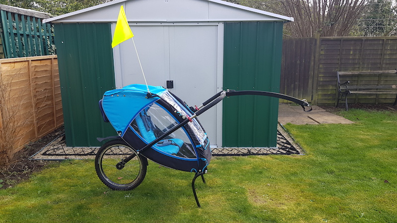 2021 Kids Single Wheeled, Seatpost Mounted MTB Trailer For Sale