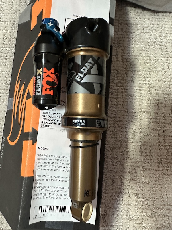 2024 Fox factory float X 185x52.5 trunion For Sale